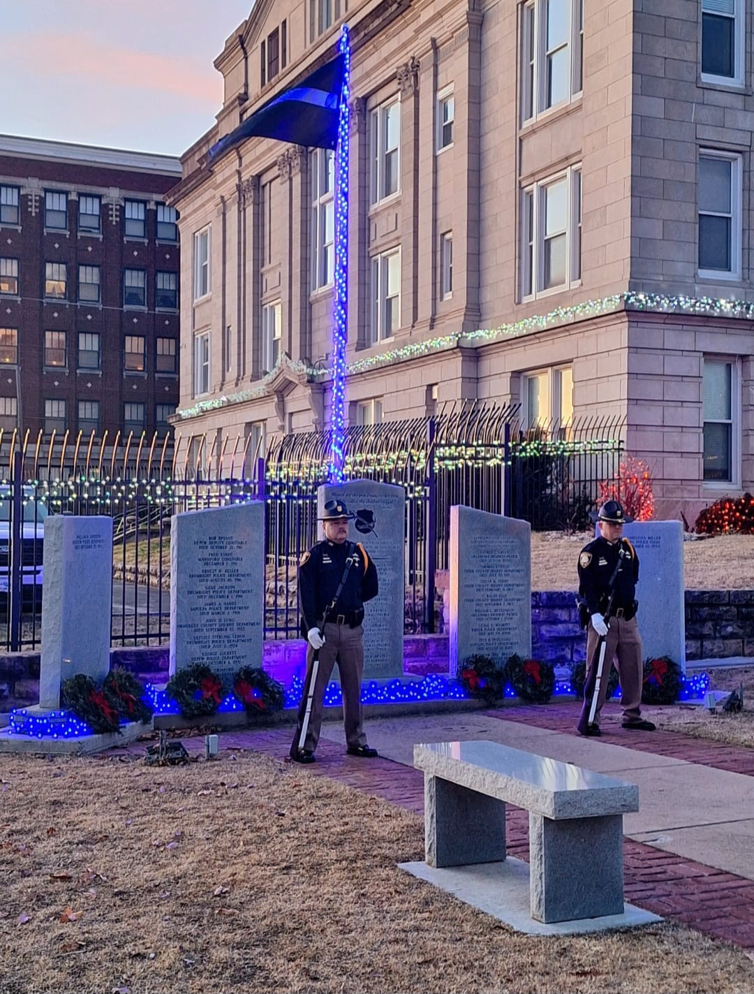 6th Annual Wreath Laying Ceremony for Fallen Officers | Sapulpa's Route ...